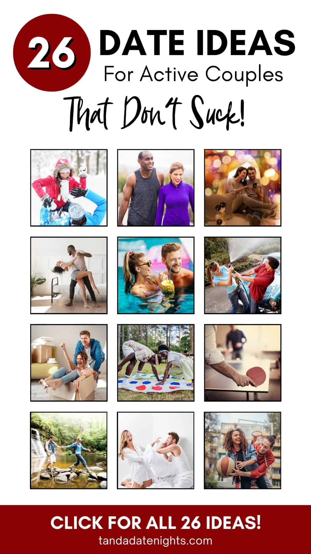 26 At-Home Date Night Ideas for Active Couples - T&A Date Nights