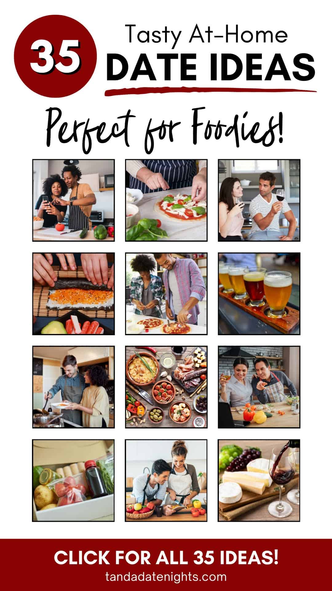 35 Date Ideas At Home for Foodie Couples - T&A Date Nights