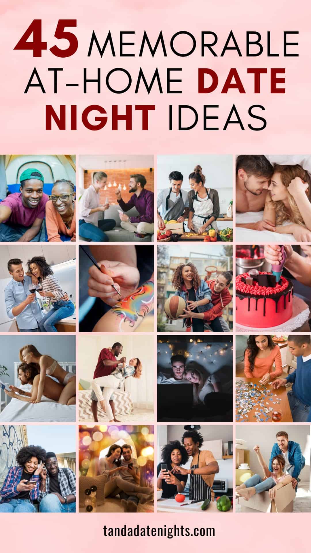 45 At Home Date Night Ideas that are Fun, Unique, and Creative (Great ...